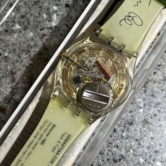 SwissGear | Wearables | Rare Vintage Swatch Watch Sebastian Coe Moscow ...